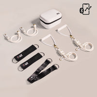 Black Smart Fitness Resistance Band | LIT Axis™ – Midnight