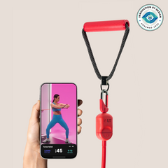 Resistance Band With Handles (0-200 LBS) | LIT Axis™ – Cherry