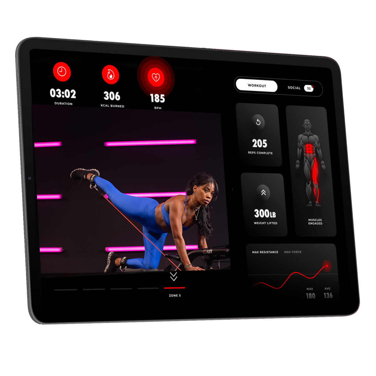 Smart Resistance Band System | Portable Resistance Bands | LIT Axis