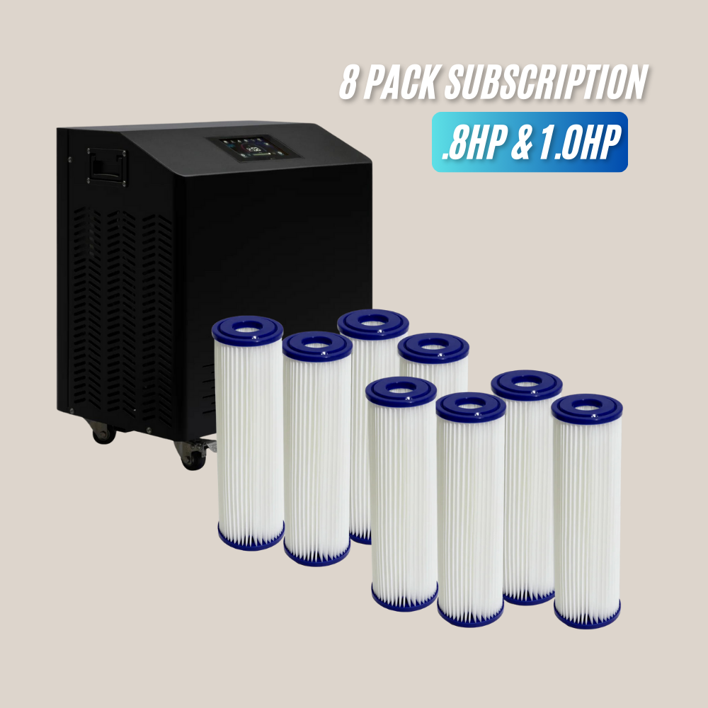 Chiller Filters .8HP & 1.0HP (8 Pack) - Commercial Monthly Subscriptio