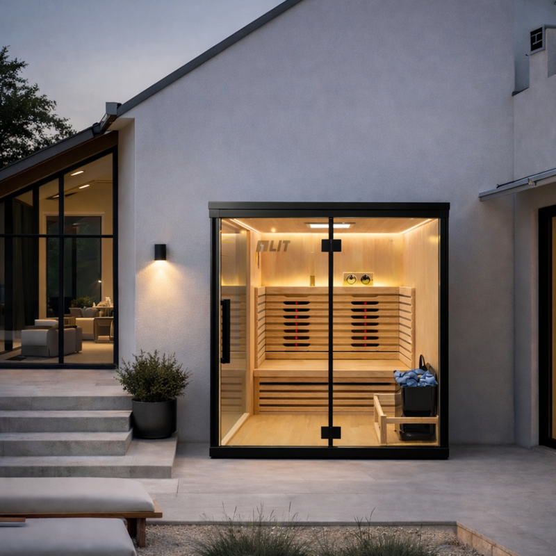 Titan Hybrid Infrared & Traditional Sauna 2-Person | LIT Method